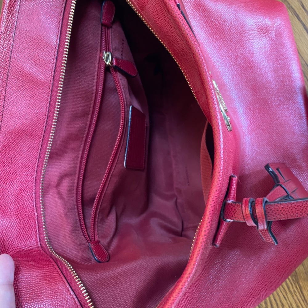 Red Coach Purse - Gem
